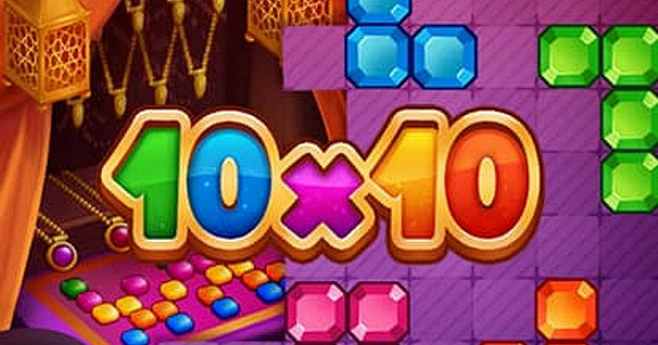 10x10 Arabian Nights - Free Play & No Download | FunnyGames : Fit all the blocks into the grid ...