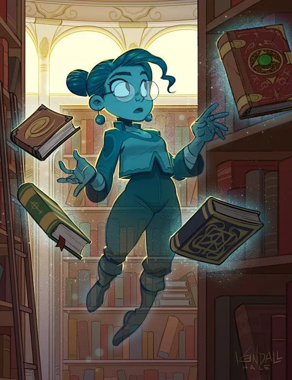 其中包括图片：Spectral Librarian by KendallHaleArt on DeviantArt-花瓣网