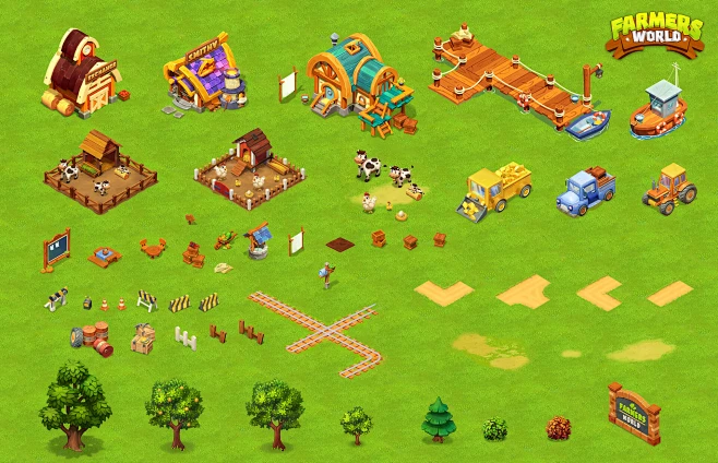 FarmWorld 的艺术品-花瓣网