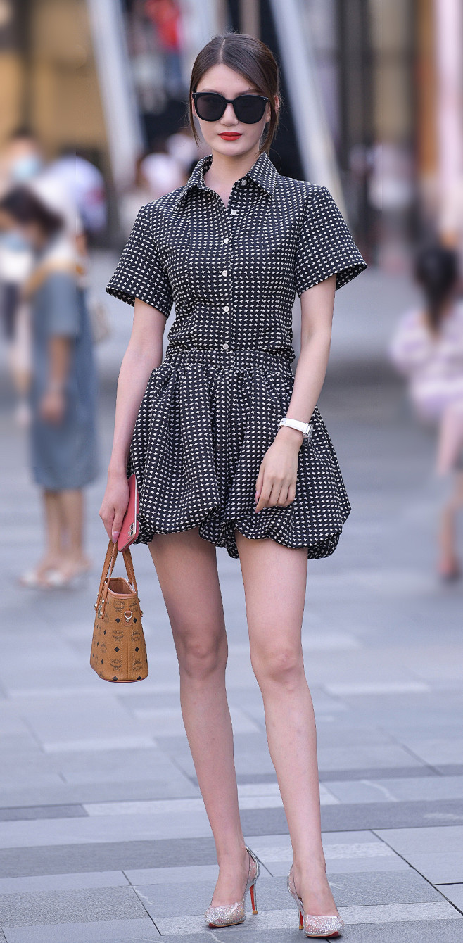 衬衫裙，冷艳气质~@See-街拍 (3)