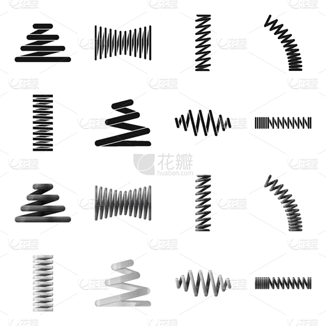 spiral and compression logo