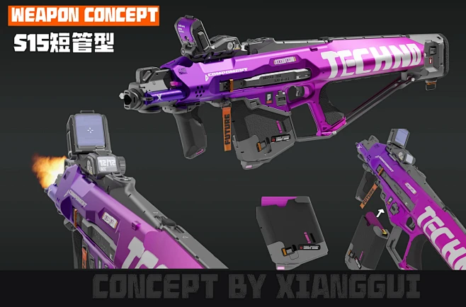 S12 short barrel shotgun-花瓣网