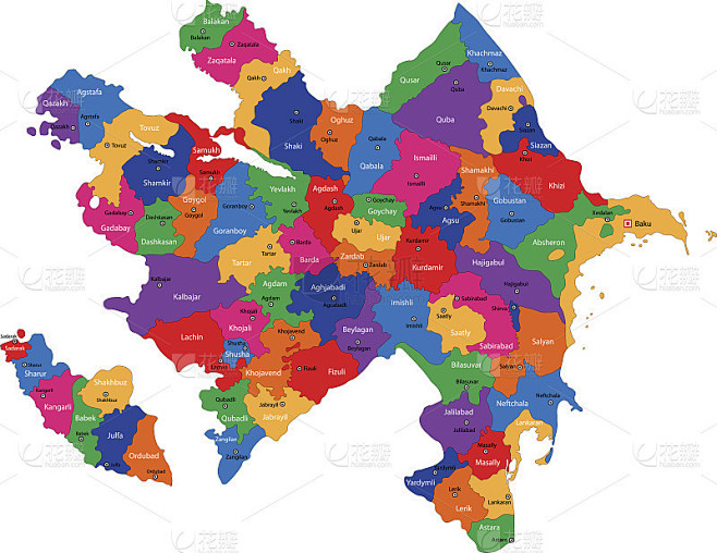 阿塞拜疆地图