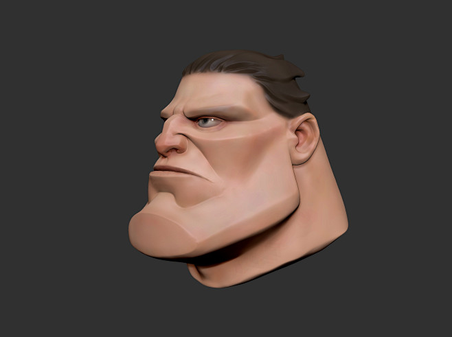 头雕练习, , RuiBen - CGSociety