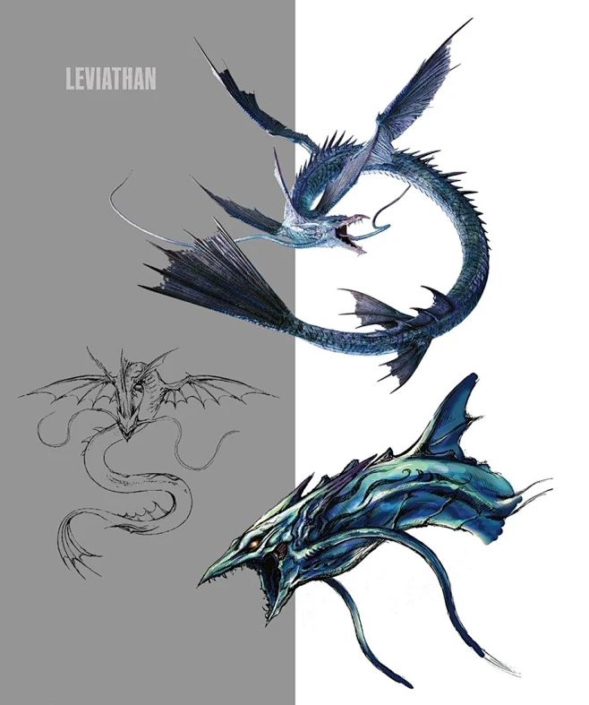 Leviathan Concept Art from Final Fantasy VII Remake-花瓣网