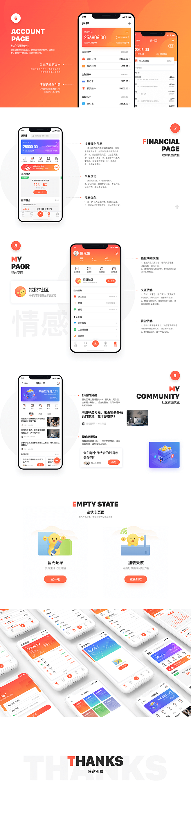 挖财记账APP重设计UIAPP界面MrLei 原创作品 (ZC-1