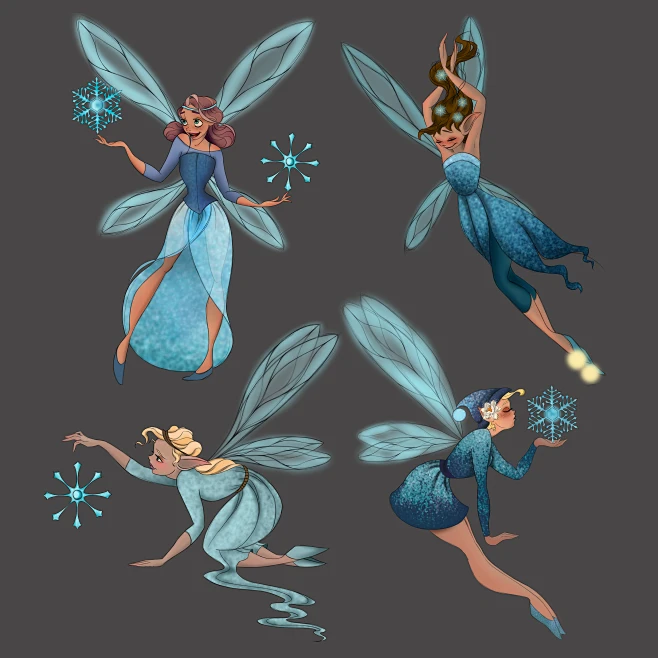 Fairies : This was a project for an interactive artistic book on ...