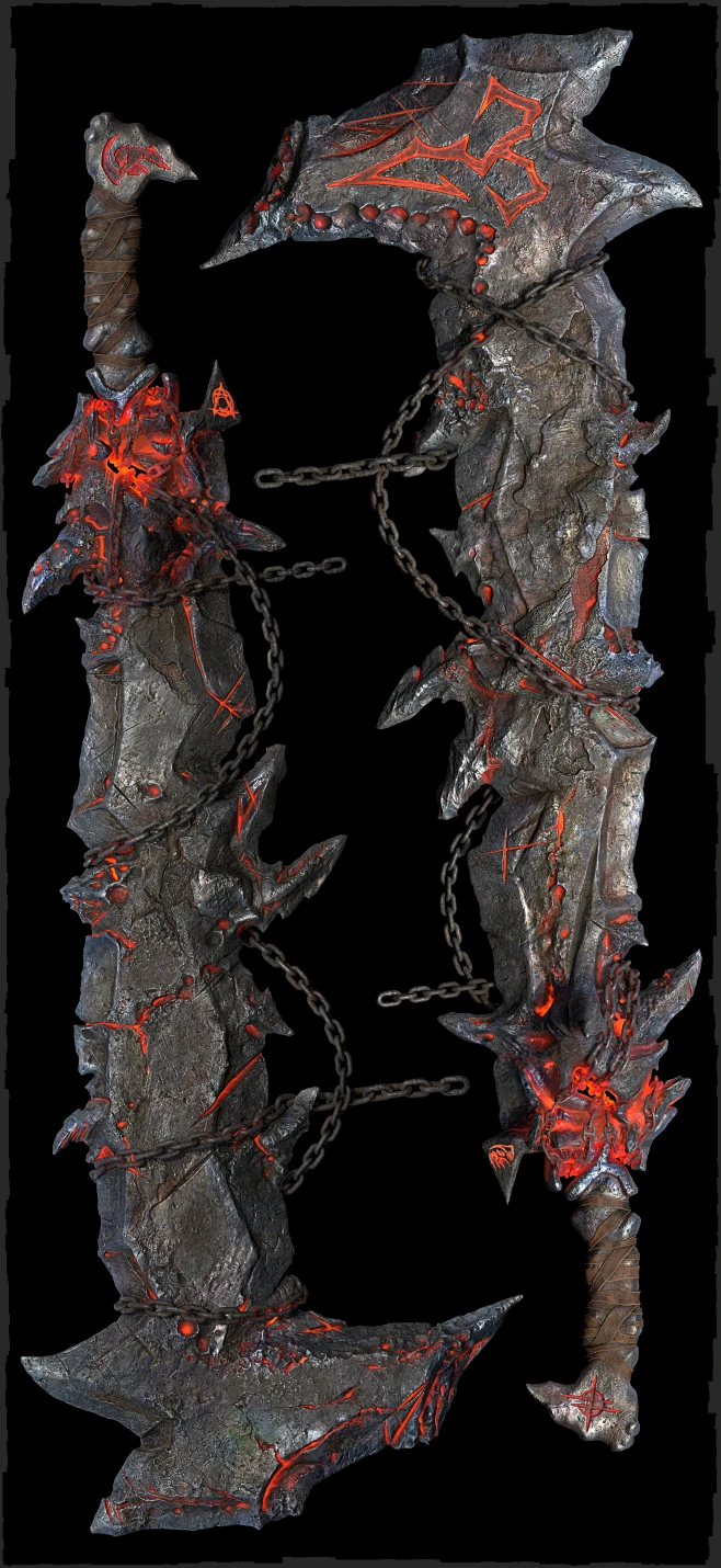 Orc Magic Sword-花瓣网