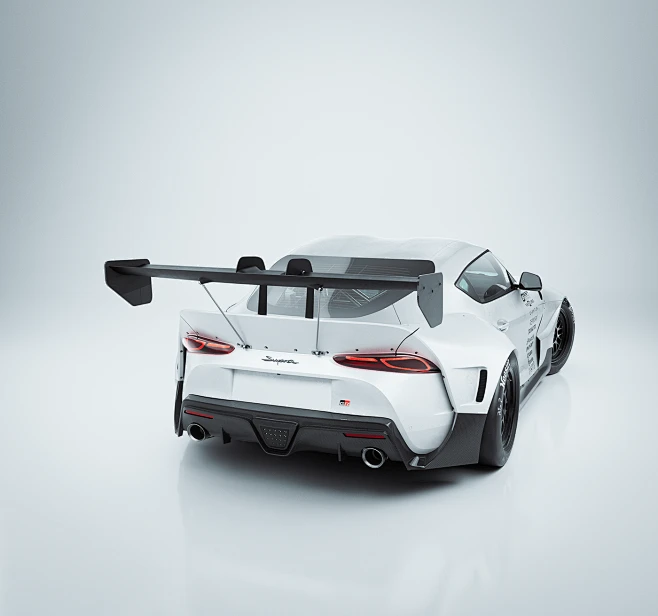 automotive Render 3D studio lighting car CGI redshift c4d toyota-花瓣网