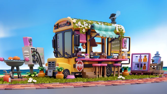 Food Bus-花瓣网