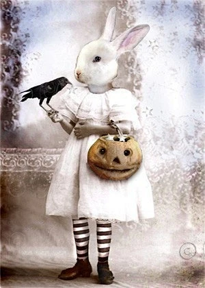 The Decorated House Halloween Collection, Abigail Bunny Rabbit, little ...