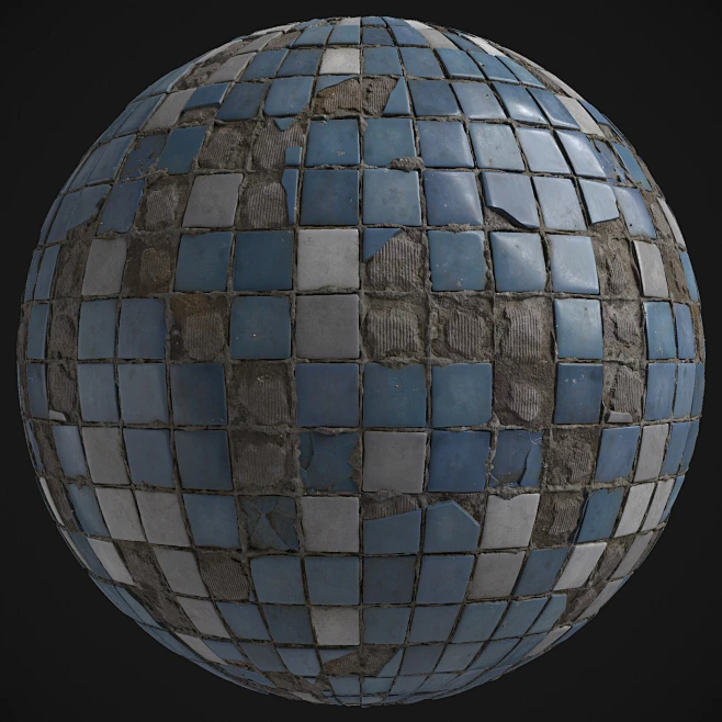 damaged tile material-花瓣网