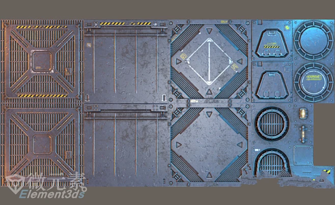 unity科幻金属风格地面素材资源包-U3D资源-微元素Element3ds - Powered by Discuz!-花瓣网