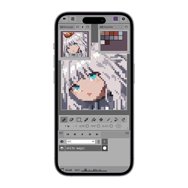 像素画App Resprite -花瓣网