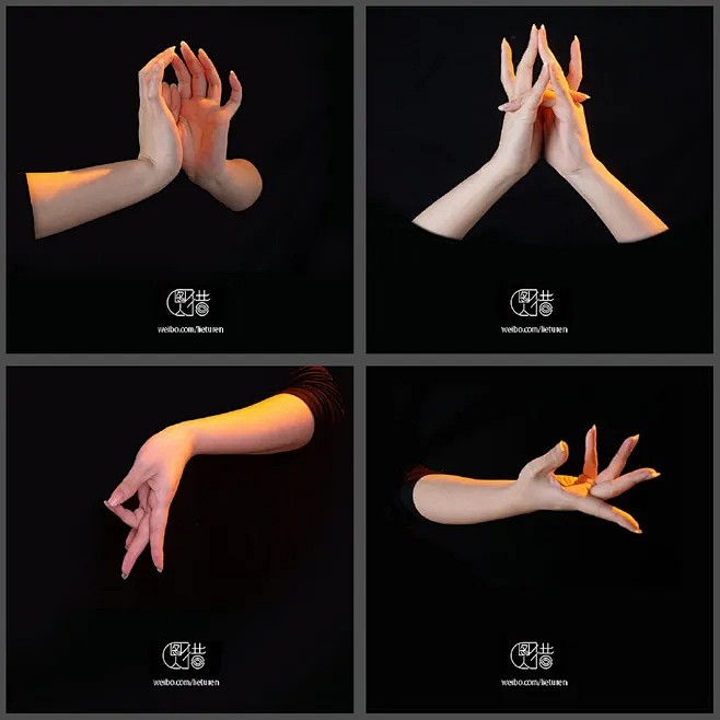 几张女性手指pose参考图 - 动画技术交流 - CGJOY