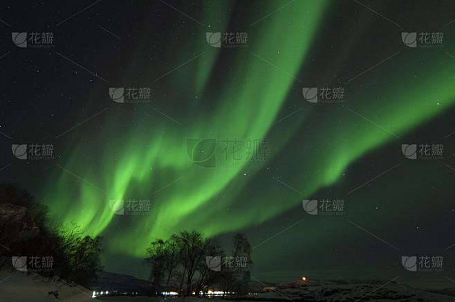 挪威阿尔塔的北极光