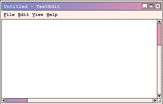 Lined Gradient Text Editor Software Window-花瓣网