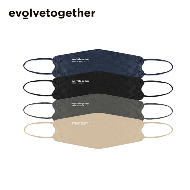 evolvetogether明星网红同款活性炭六层防护一次性KN95防护口罩-tmall.com天猫-花瓣网