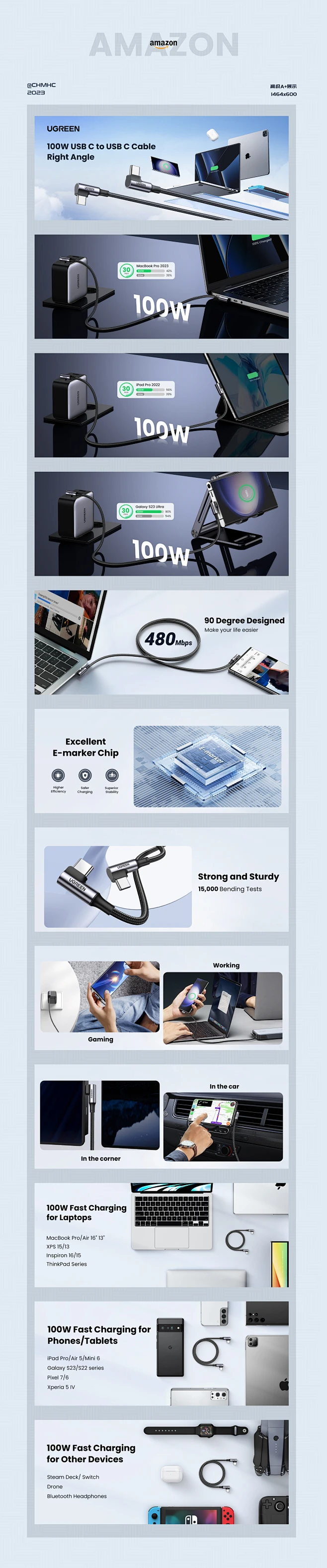 【UGREEN 2023 Q2-Q3 AMAZON 亚马逊作品】 (6)-花瓣网