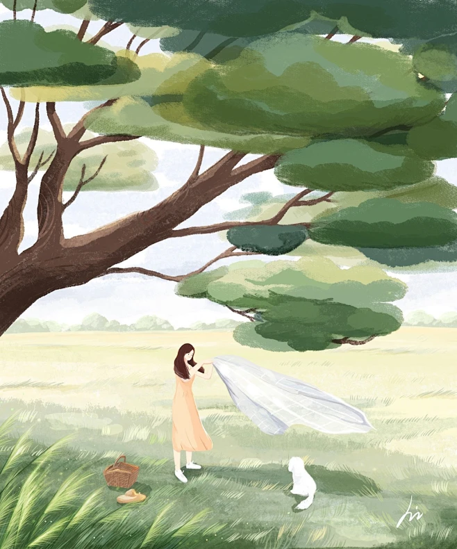 四时风物_.LIN..__插画师作品_涂鸦王国gracg.com-花瓣网