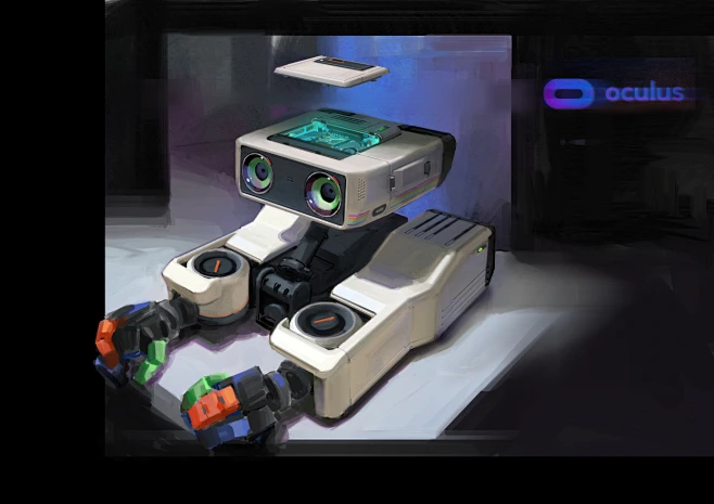Oculus First Contact Art direction/concept art-花瓣网