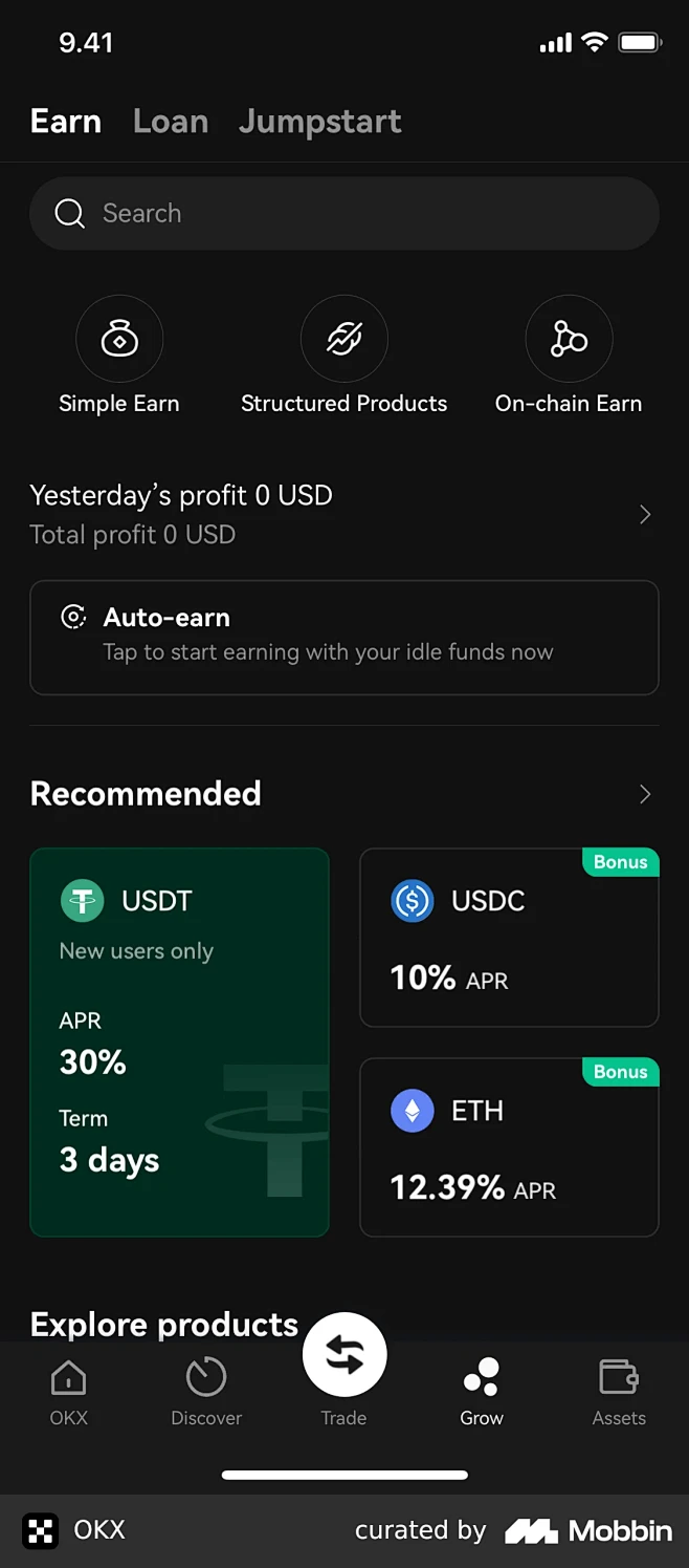在 OKX (ios) 屏幕上切换到深色模式 7-花瓣网