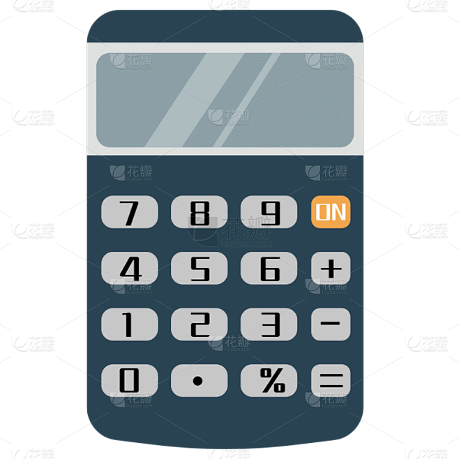 简约扁平计算器互联网元素