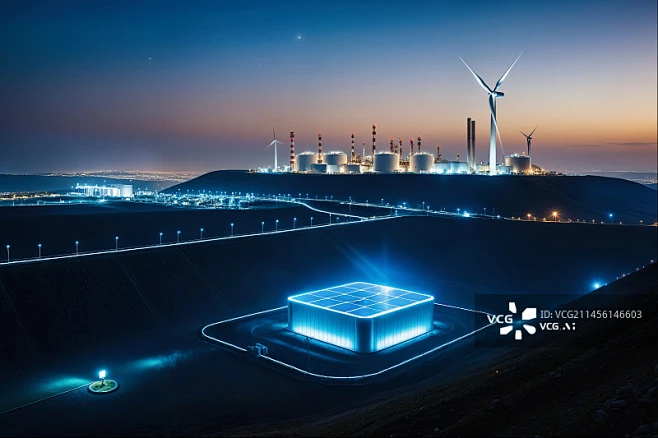 【AI数字艺术】未来清洁能源概念正版高清图片下载-视觉中国VCG.COM-花瓣网