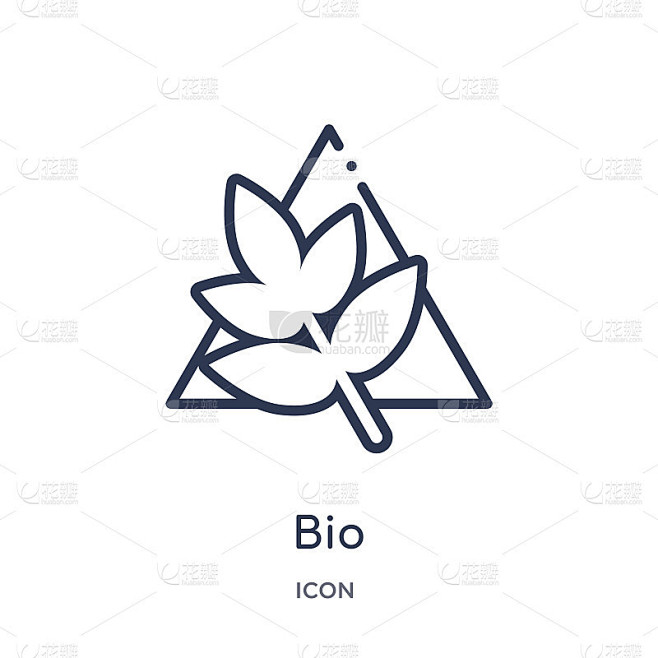 Linear bio icon from Health outline collection. Th