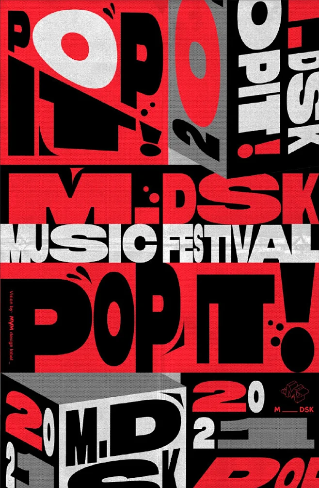 2021 #MDSK音乐节回归#主题正式发布！ M_DSK这次带来的不止一场春天的 MUSIC FESTIVAL，浸泡在HIP-HOP中的灵魂，请准备待续。M_DSK「POP IT!」狂欢游乐 ...