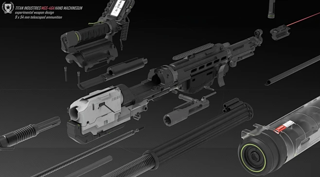 MGS-46a Machine gun-花瓣网