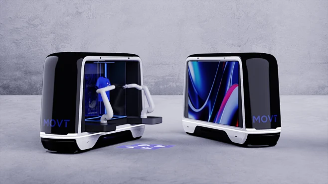 concept Display electronic industrial product design robot robotics ...