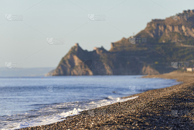 西西里岛的海边
