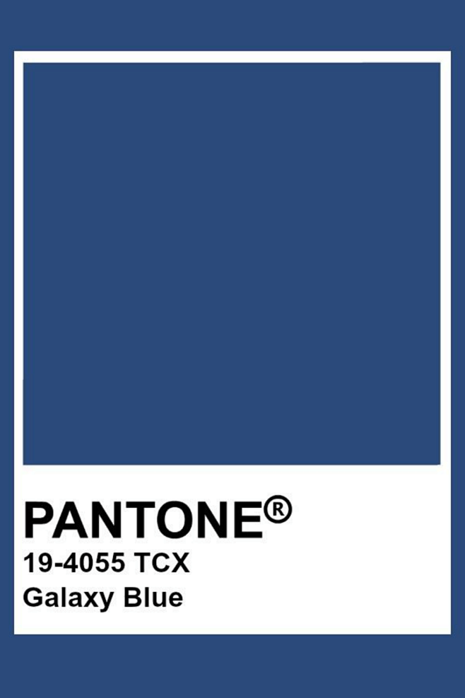 GALAXY BLUE-Pantone 2019 Autumn∕Winter NYFW(DE3F8)
