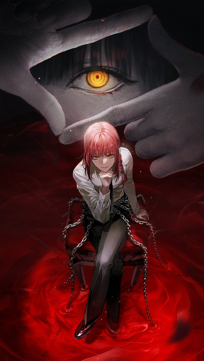 #电锯人# - 玛奇玛. (Twi:chyoki12) 来源:@旗木卡卡远-微博