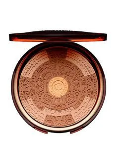 Gleaming with gold and copper reflections, this three-in-one compact ...