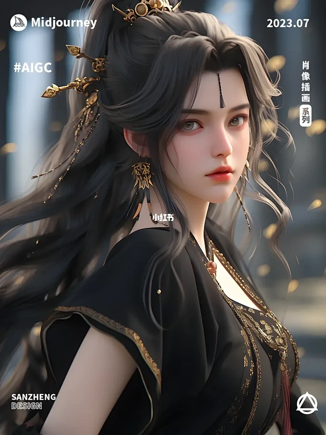 AIGC插画·御姐VS萝莉｜ 你更Pick谁？-花瓣网