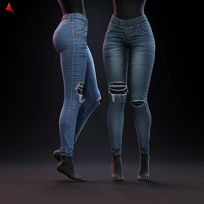 Ripped Jeans, Nek Muhammad : Ripped Jeans by Nek Muhammad on ArtStation ...
