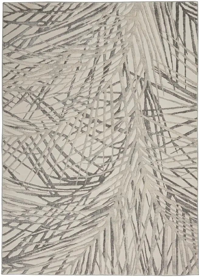 Rustic Textures Ivory/Grey Rug : At home in a country cabin or urban ...