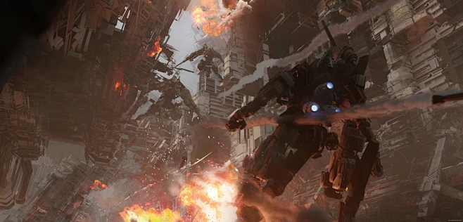 science fiction concept art mecha futuristic art direction Digital Art ...