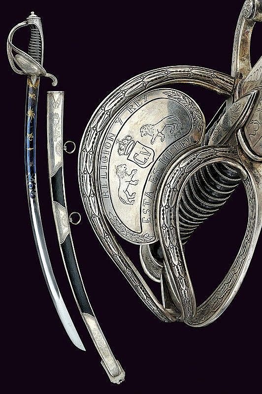 A light cavalry sabre, Spain, 19th century.