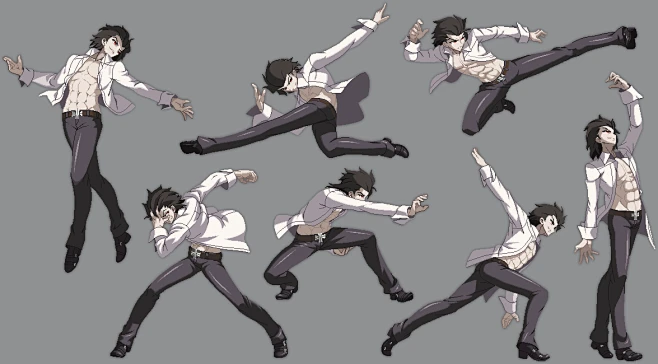 《月姬格斗MBTL》角色POSE参考 - 游戏动画论坛 - CGJOY-花瓣网