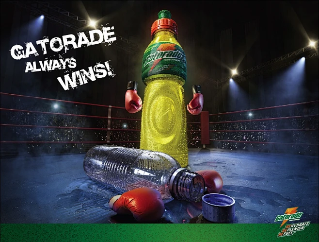 Gatorade佳得乐运动饮料广告创意海报 -花瓣网