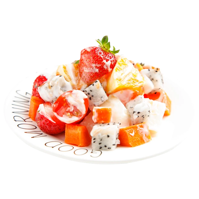 甜点、水果沙拉-花瓣网