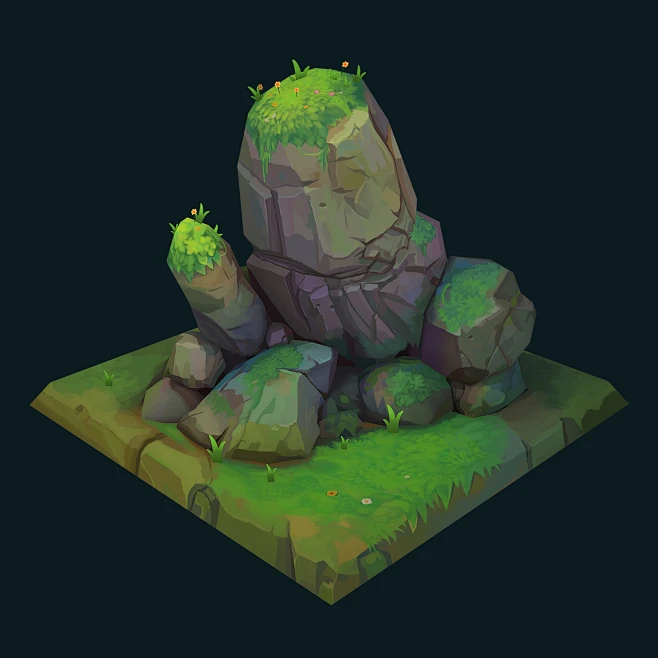 Rock study-花瓣网