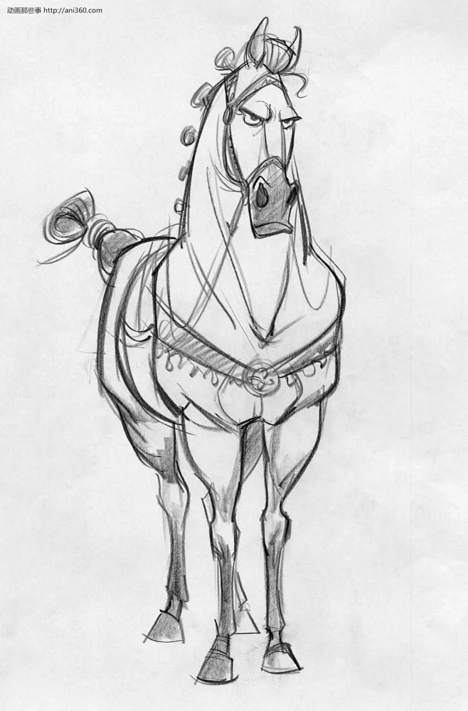 迪士尼《长发公主》Pascal和Maximus角色设计手稿|Disney, Glen Keane, James Finn, Jin Kim ...