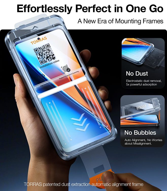 Amazon.com: TORRAS Top-Notch Diamond Shield for Samsung Galaxy S24 Plus Screen Protector [9H ...