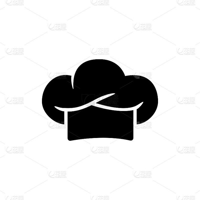 厨师帽图标矢量设计潮流