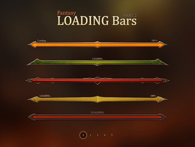 Fantasy Loading Bars 2 - Graphics