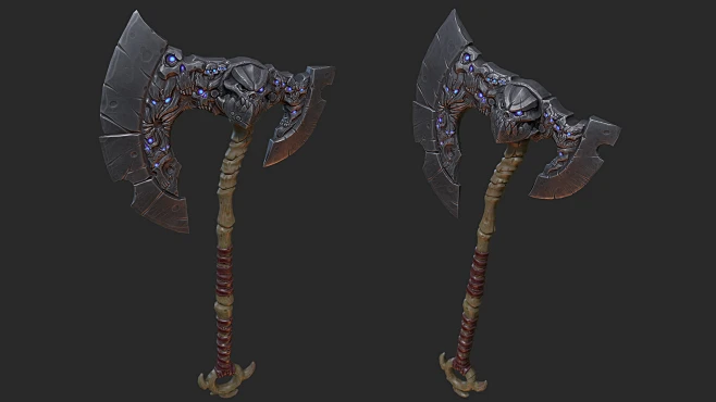 Darksiders2 Axe Fan Art, Nurlan Iskakov : Darksiders2 Axe Fan Art Inspired by: Michael vicente ...